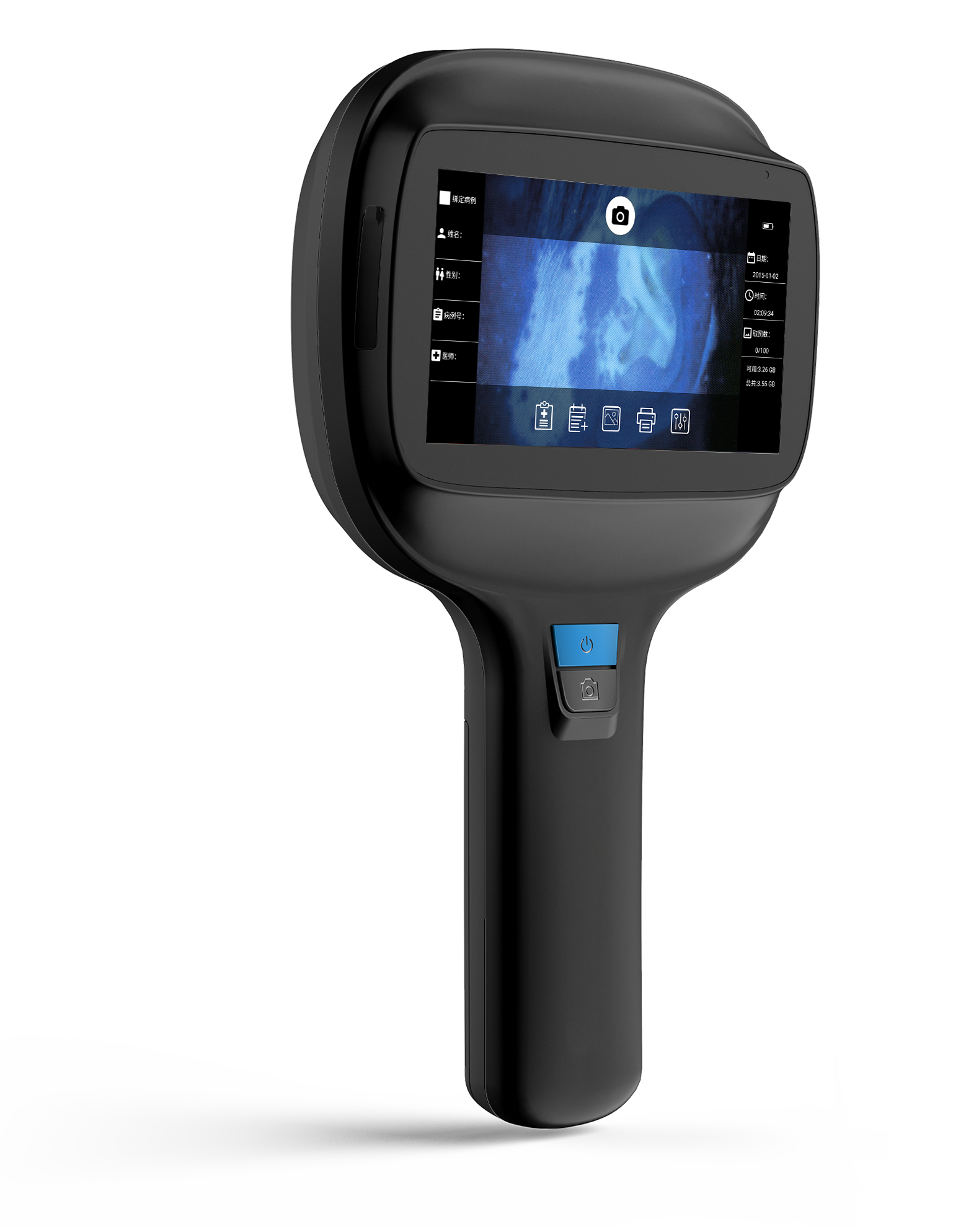 Portable Dermatoscope 365nm skin analyzer uv wood lamp